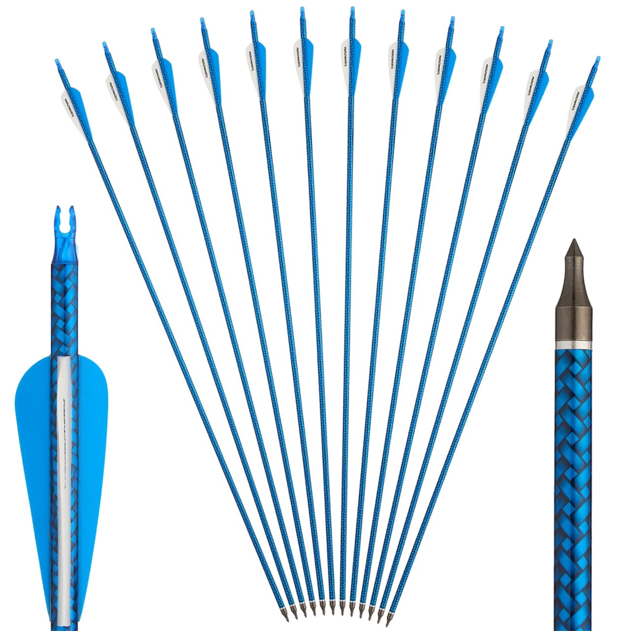 Blue Archery Arrows - House of Archery